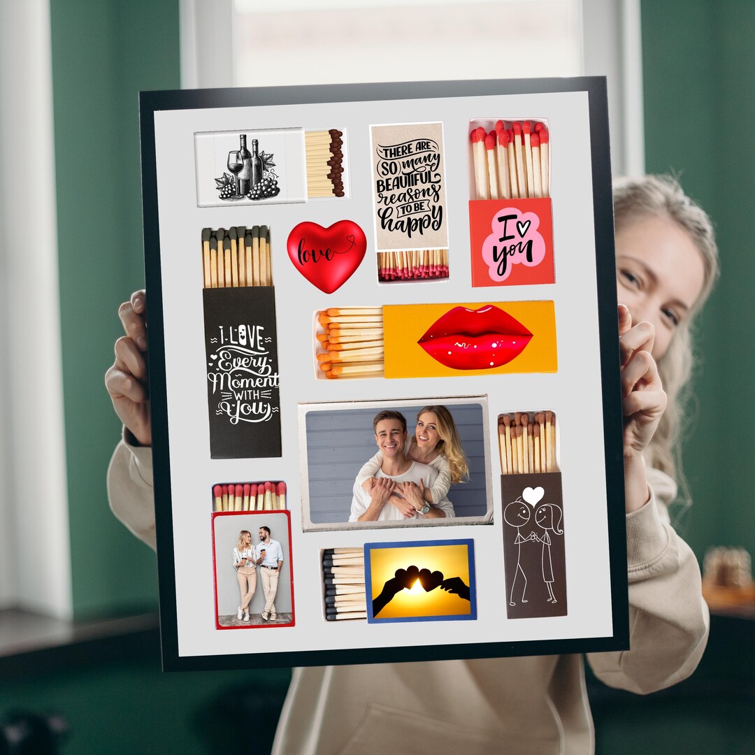 Matchbook Poster Downloadable Template | Artful Matchbox Design and ...