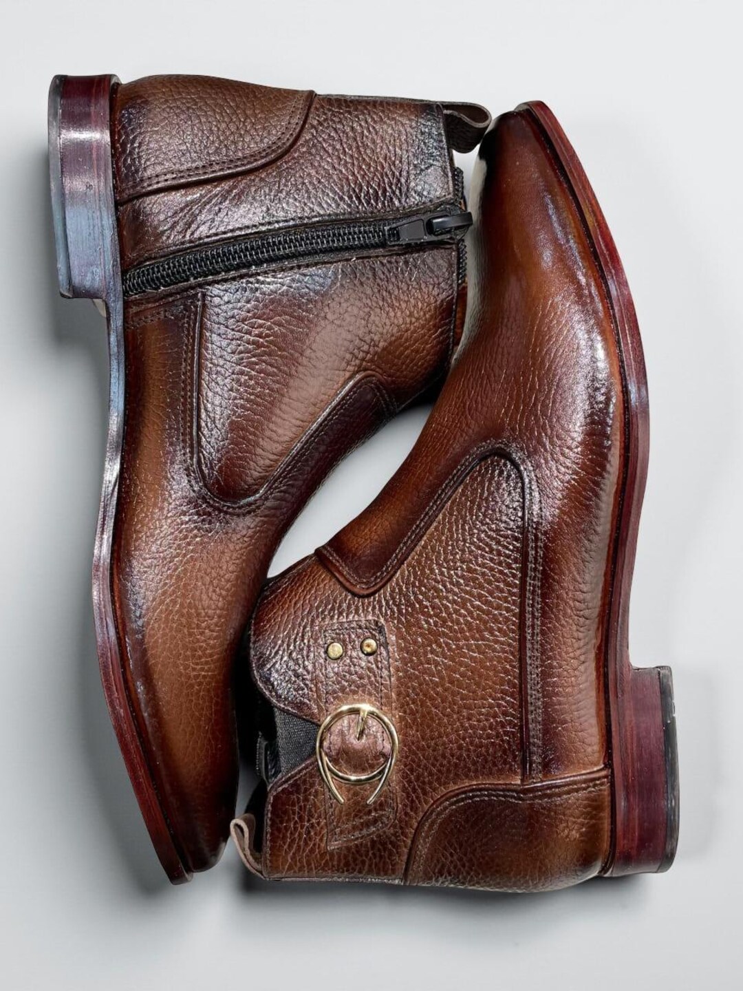 New Dressing Boot Handmade Ankle Boots Brown Shoe for Men |dressing ...