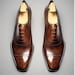 Handmade Leather Oxford Brogue Shoes: Ankle Lace-up Toe Cap - Etsy