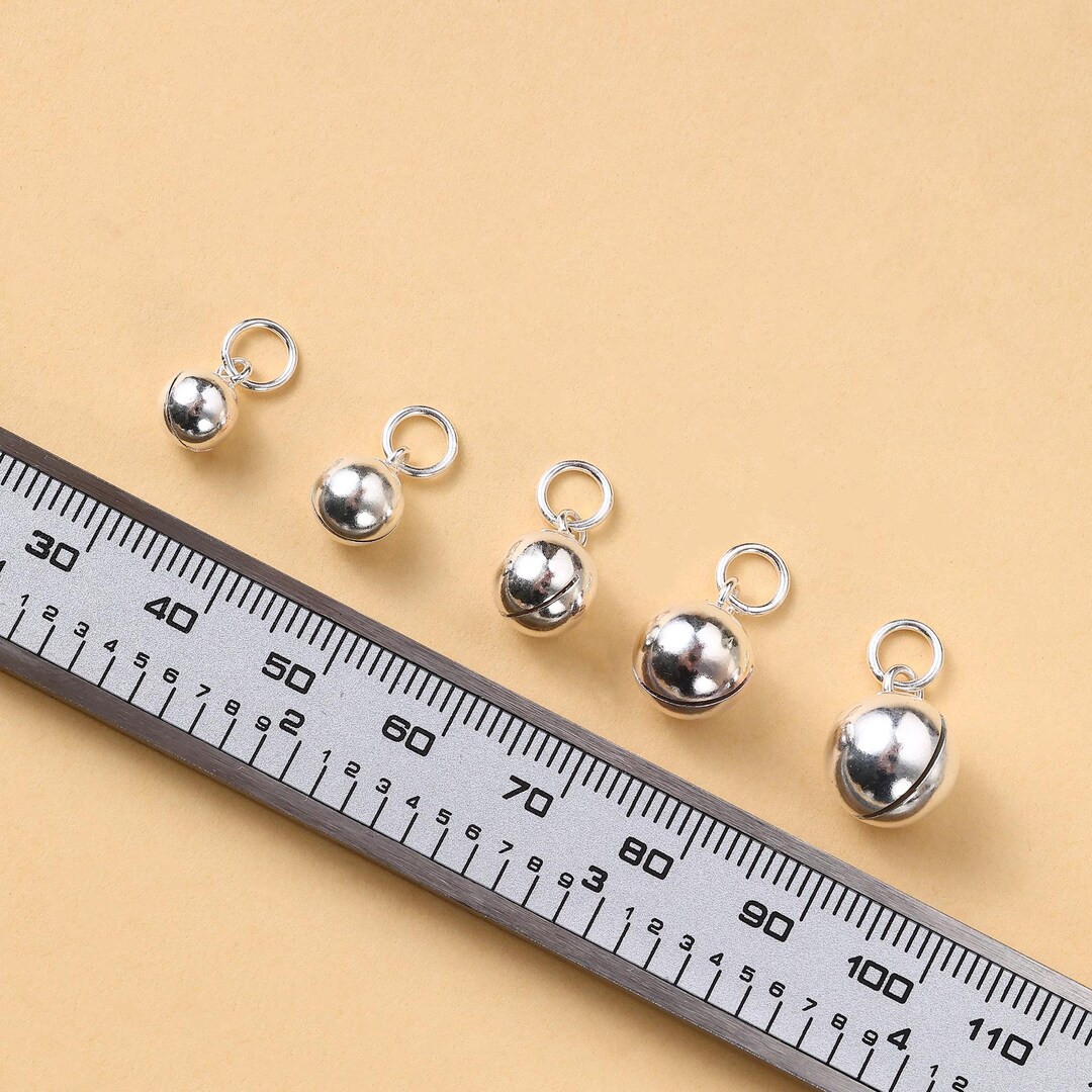 925 Sterling Silver Bell Charm, Charm for Jewelry Making Supplies - Etsy