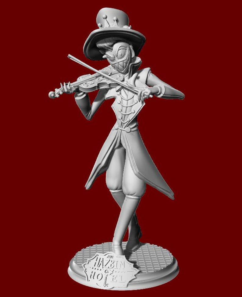 Lucifer Morningstar Figure - Hazbin Hotel - Etsy