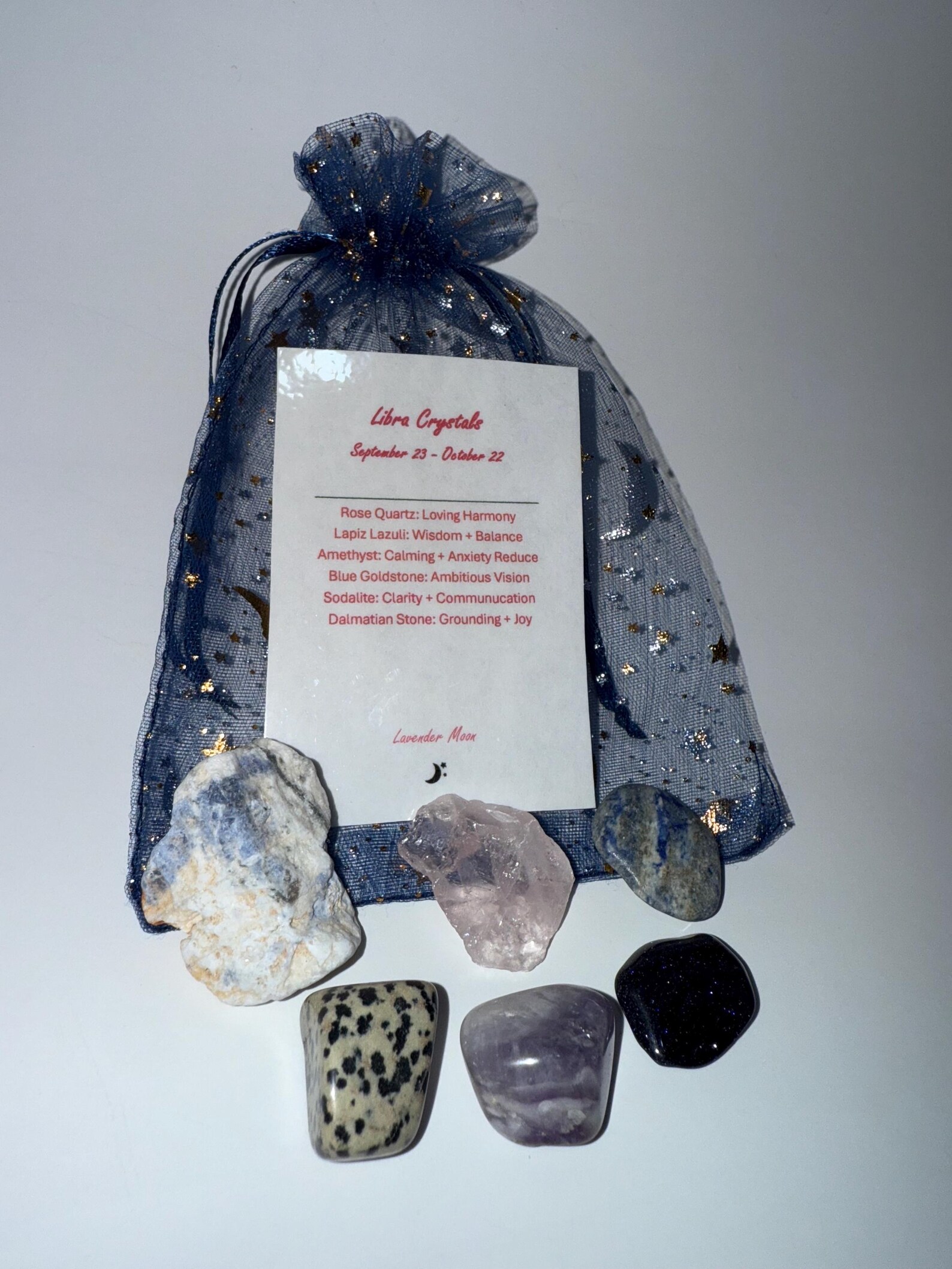 Libra Crystal Set – Zodiac Crystals for Balance & Inner Peace ...