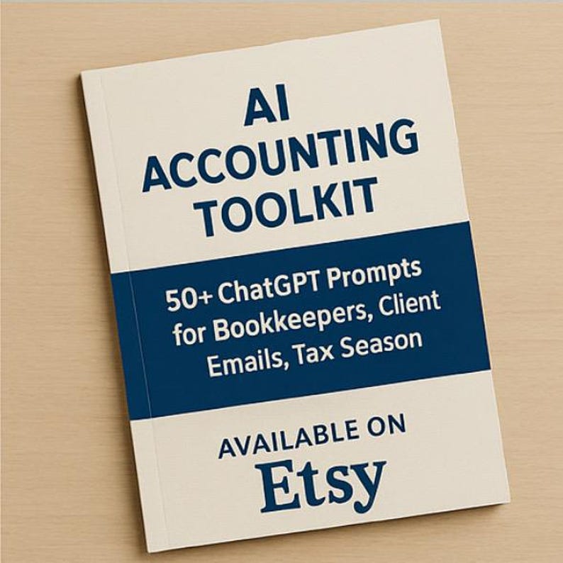 Chatgpt Toolkit | 50+ Chat GPT Accounting Prompts for Bookkeepers ...