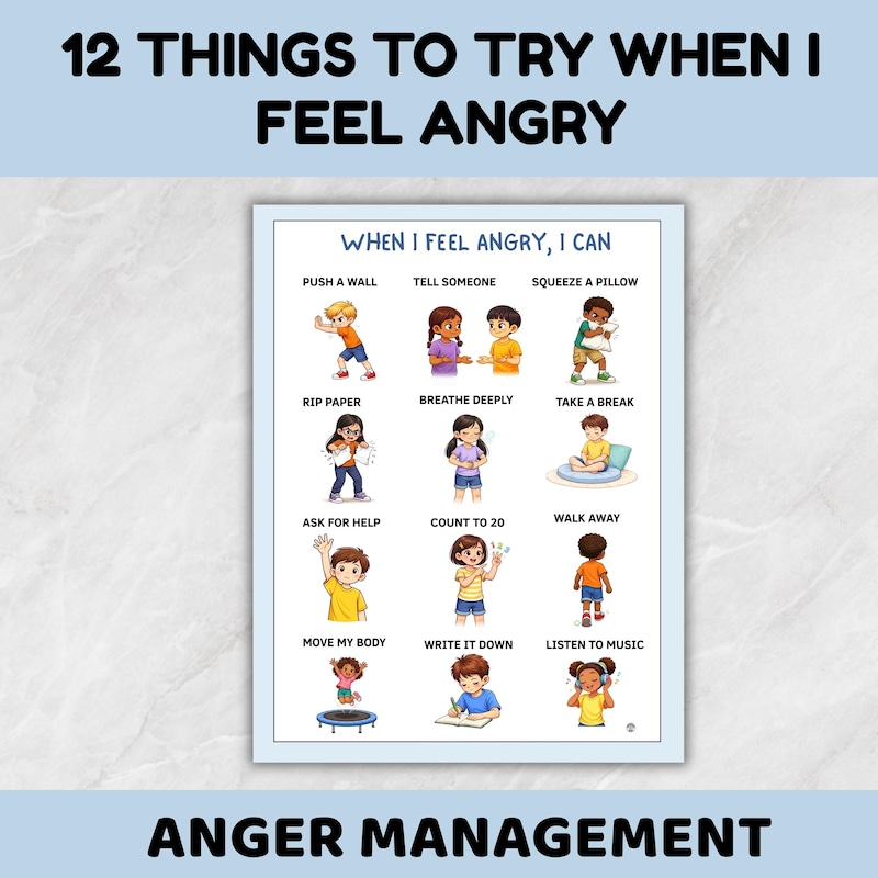 Anger Management Poster - Etsy
