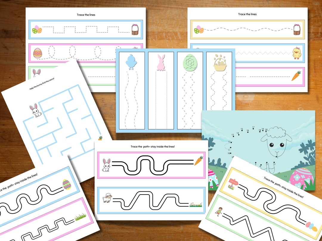 Easter Theme Fine Motor. Variety Pack for Kids. Printable. Occupational ...