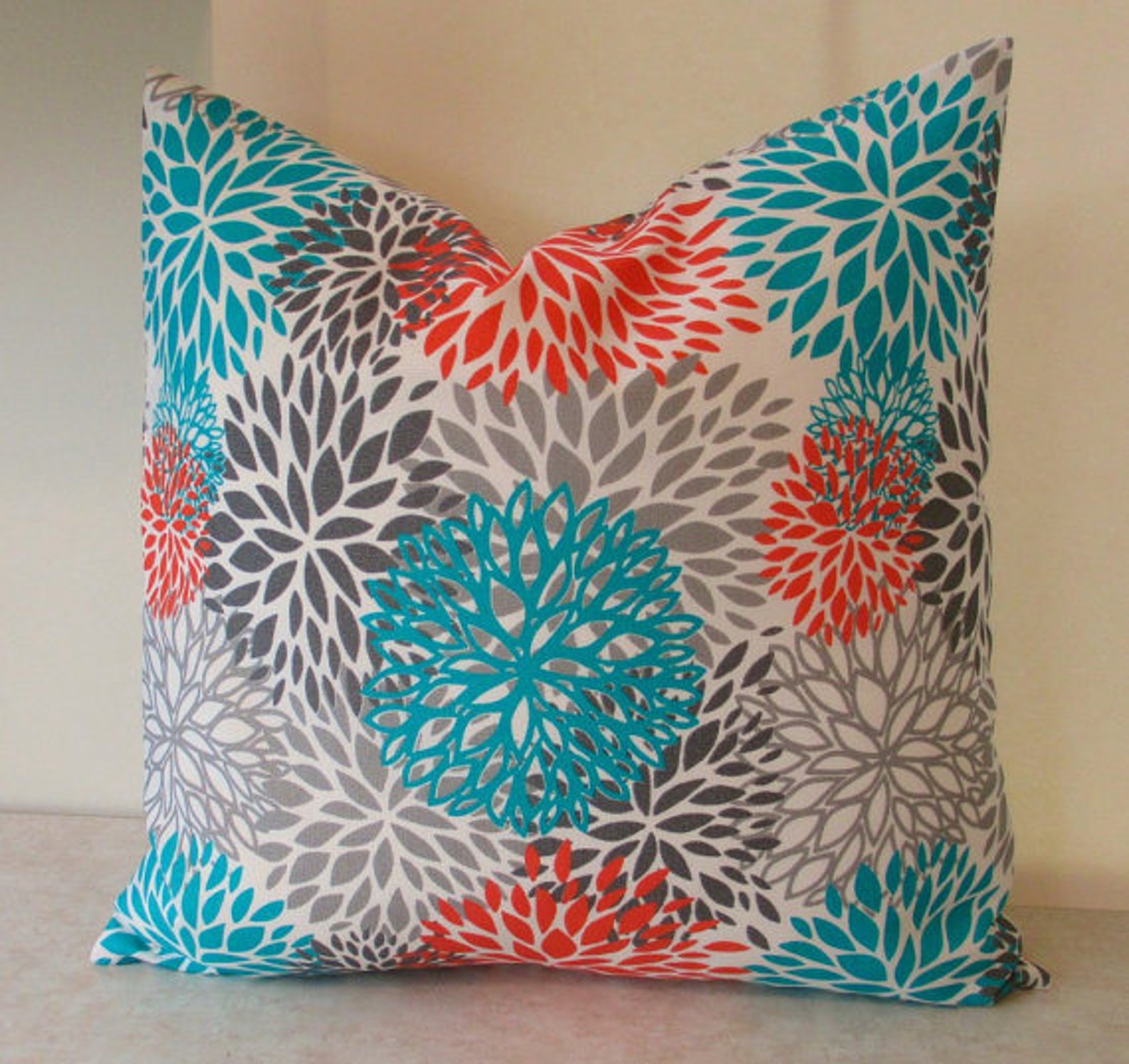 CLEARANCE 14X14 Blooms Indoor Outdoor Pillow Cover Stunning | Etsy