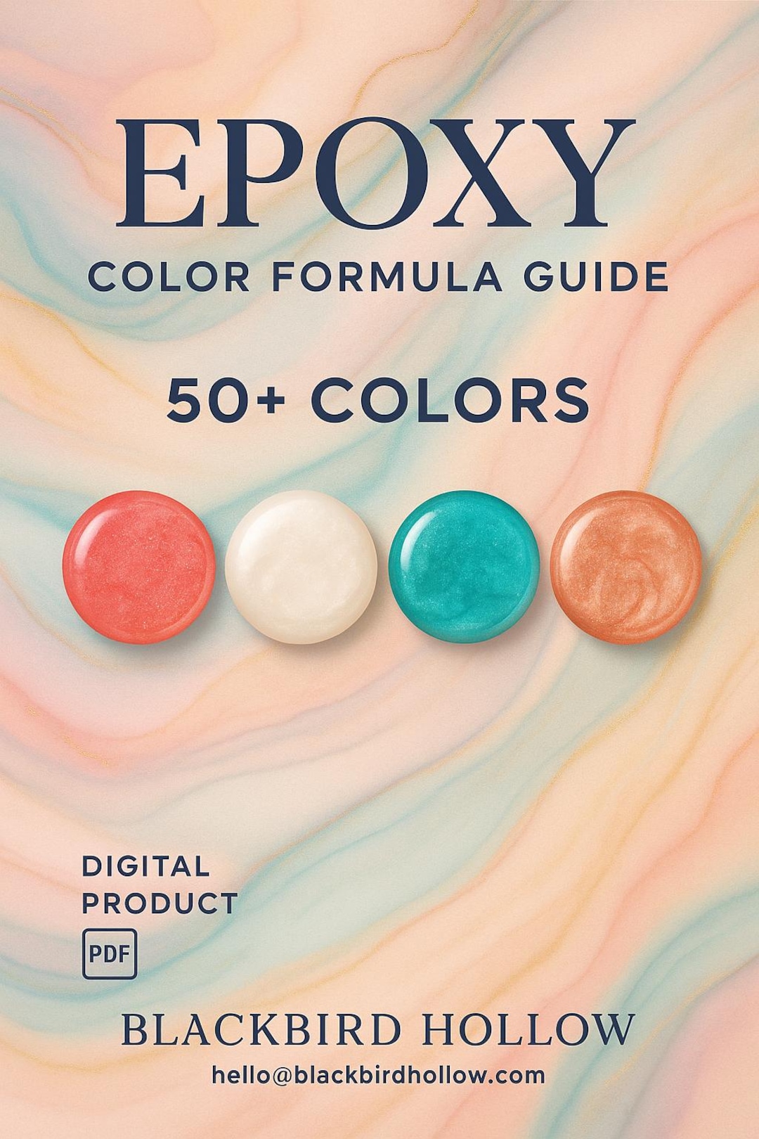 Epoxy Resin Color Formula Guide – 50+ Recipes, Pigment Mixing Chart ...