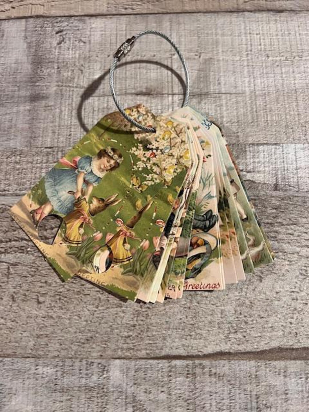 Vintage Easter Floss Drops | Floss Keepers | Floss Cards Set of 20 | E1 ...