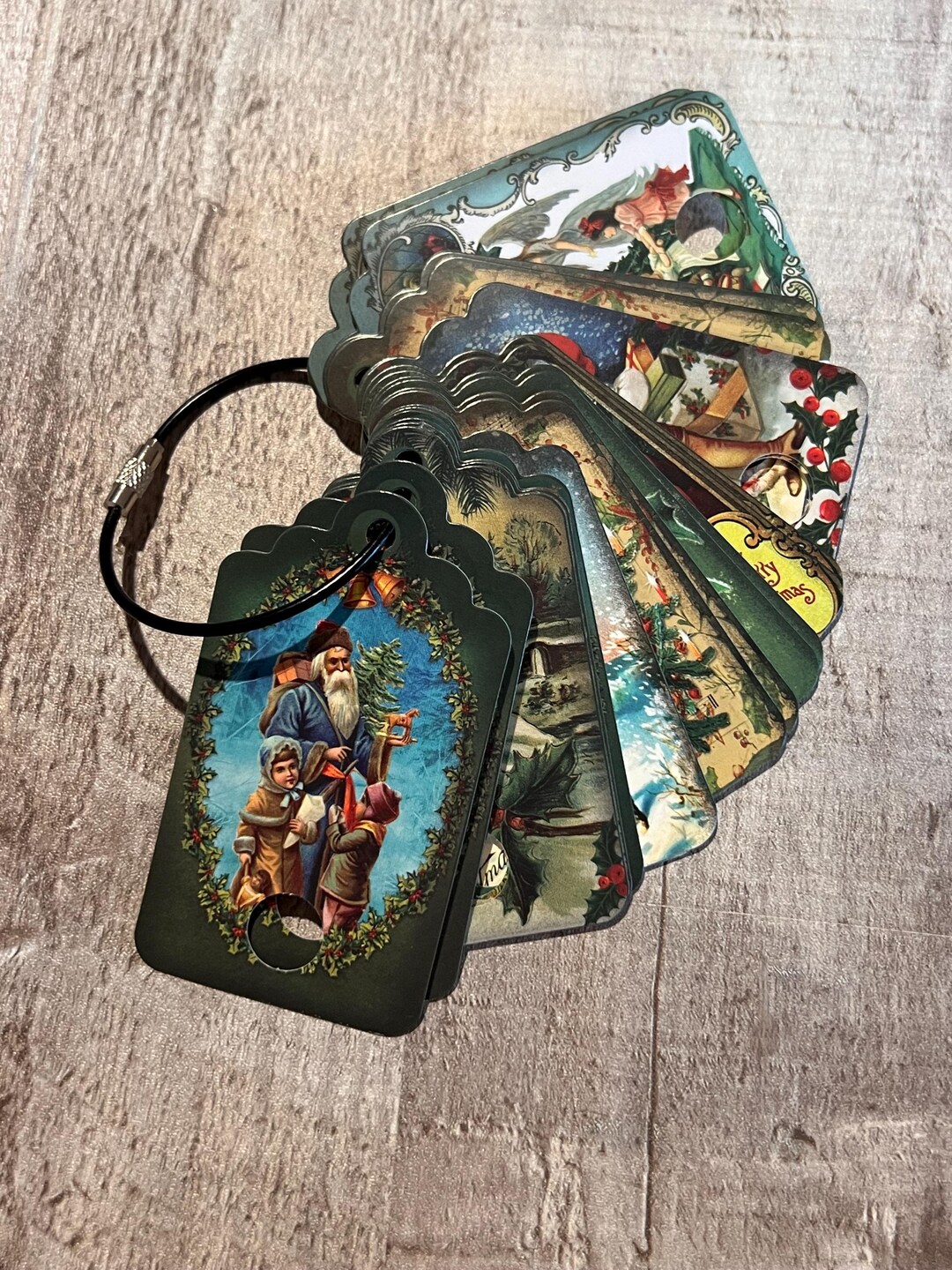 Vintage Christmas Floss Drops | Floss Keepers | Floss Cards Set of 20 ...