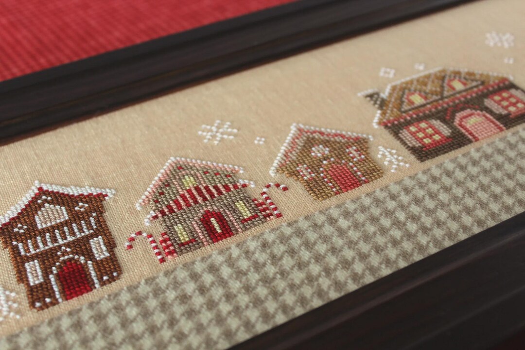 Gingerbread Row by October House Fiber Arts | Paper Pattern - Etsy