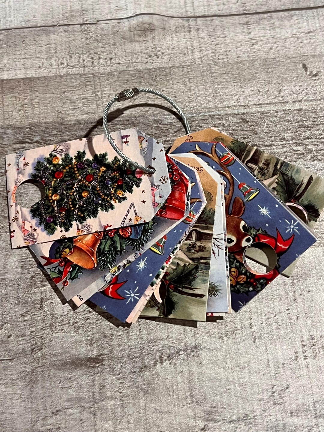 Vintage Christmas Floss Drops | Floss Keepers | Floss Cards Set of 16 ...