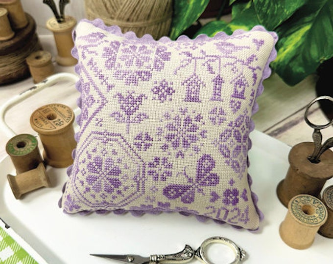 Spring Quaker Cross Stitch by Lindsey Weight of Primrose Cottage ...