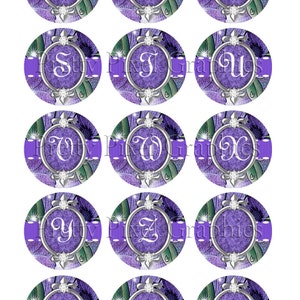 INSTANT Download-bottlecaps-1 Inch Circle-alphabet Plus EXTRAS - Etsy