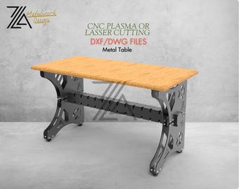 Metal Table Leg DXF Plan: CNC Plasma, Laser, Waterjet Cut (digital ...