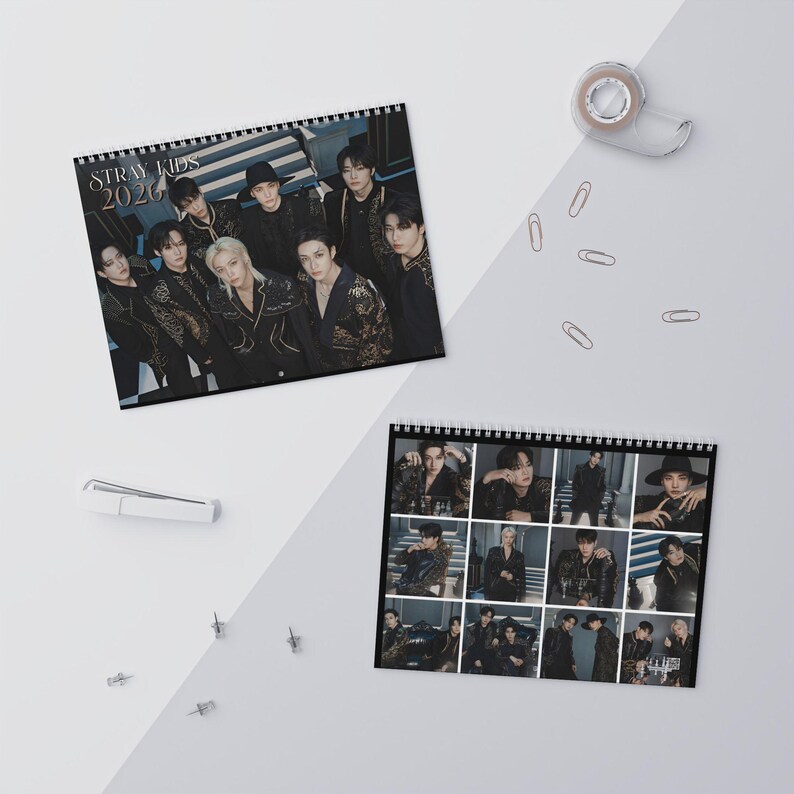 2026 Stray Kids Calendar Seasons Greetings | Kpop Calendar | SKZ Wall ...