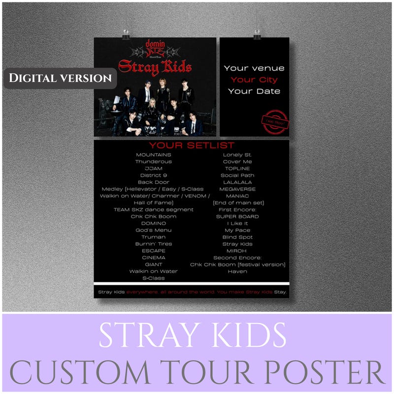 Stray Kids Posters - Etsy