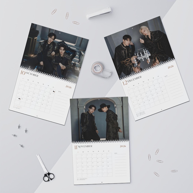 2026 Stray Kids Calendar Seasons Greetings | Kpop Calendar | SKZ Wall ...