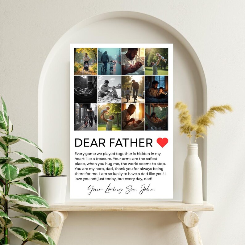 Father's Day Poster | Father's Day Gift | Papa Day Poster | Dad Poster ...
