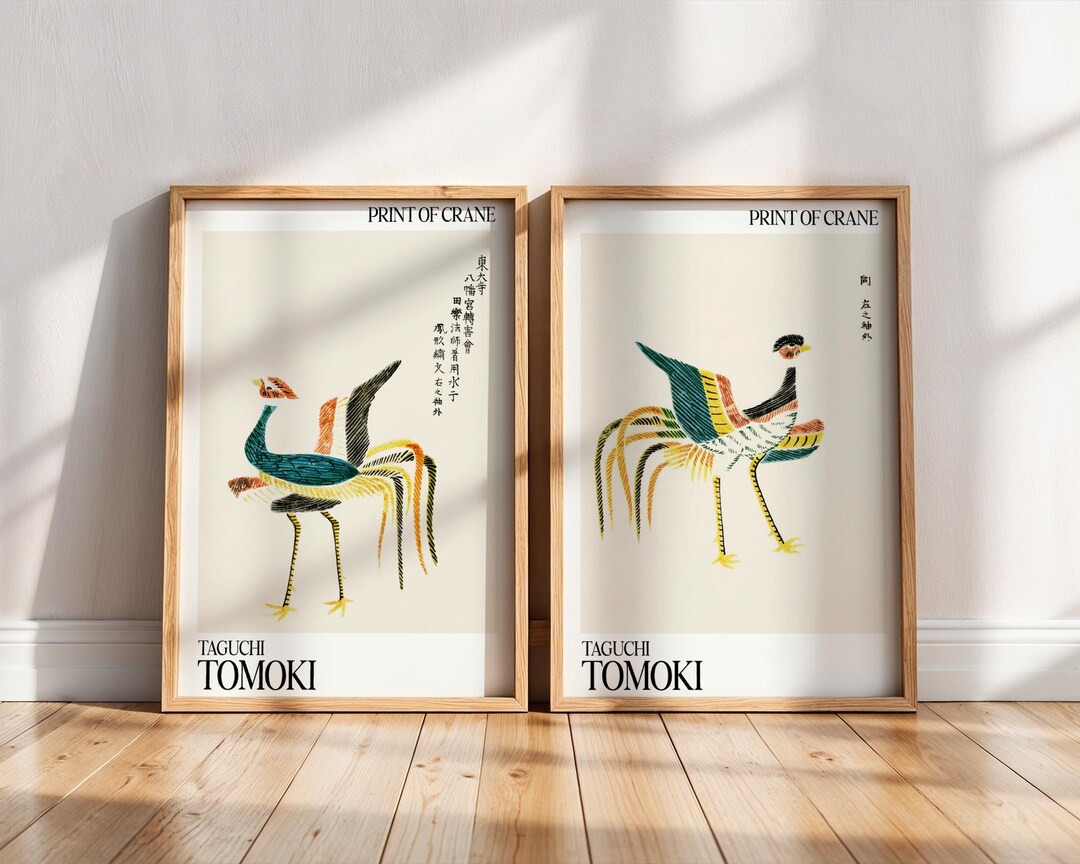 Taguchi Tomoki Wall Art Poster Print Digital Download, Vintage Japanese ...