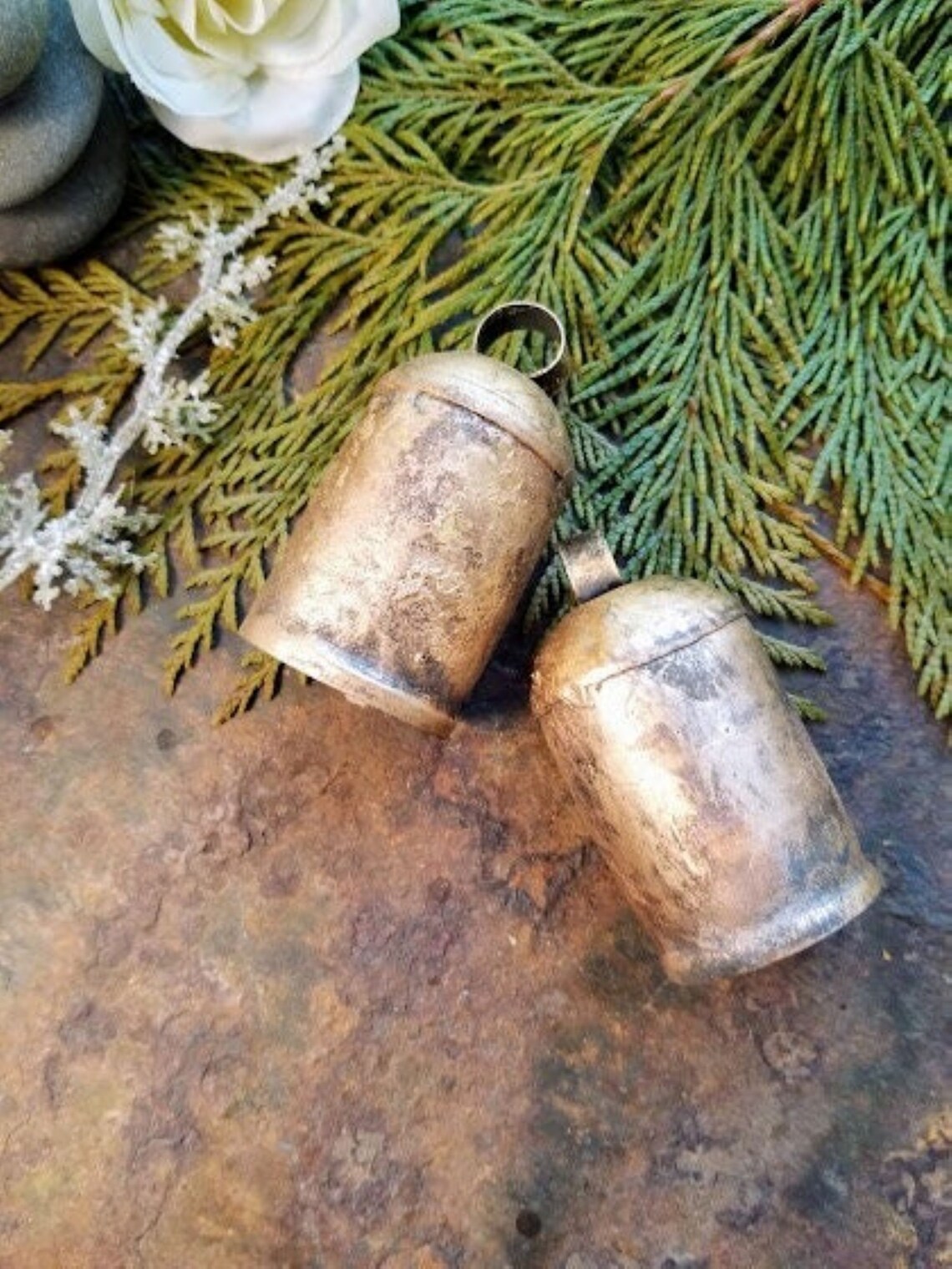 Large Domed Bells With Wooden Strikers: 3.5" Christmas Craft Bells (set ...