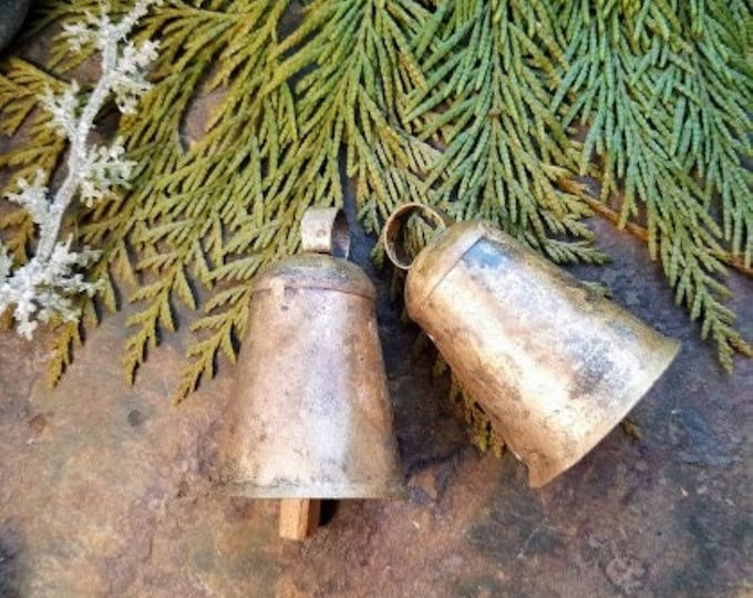 3" Mermaid Tin Bells With Wooden Striker: Wedding & Christmas Craft ...
