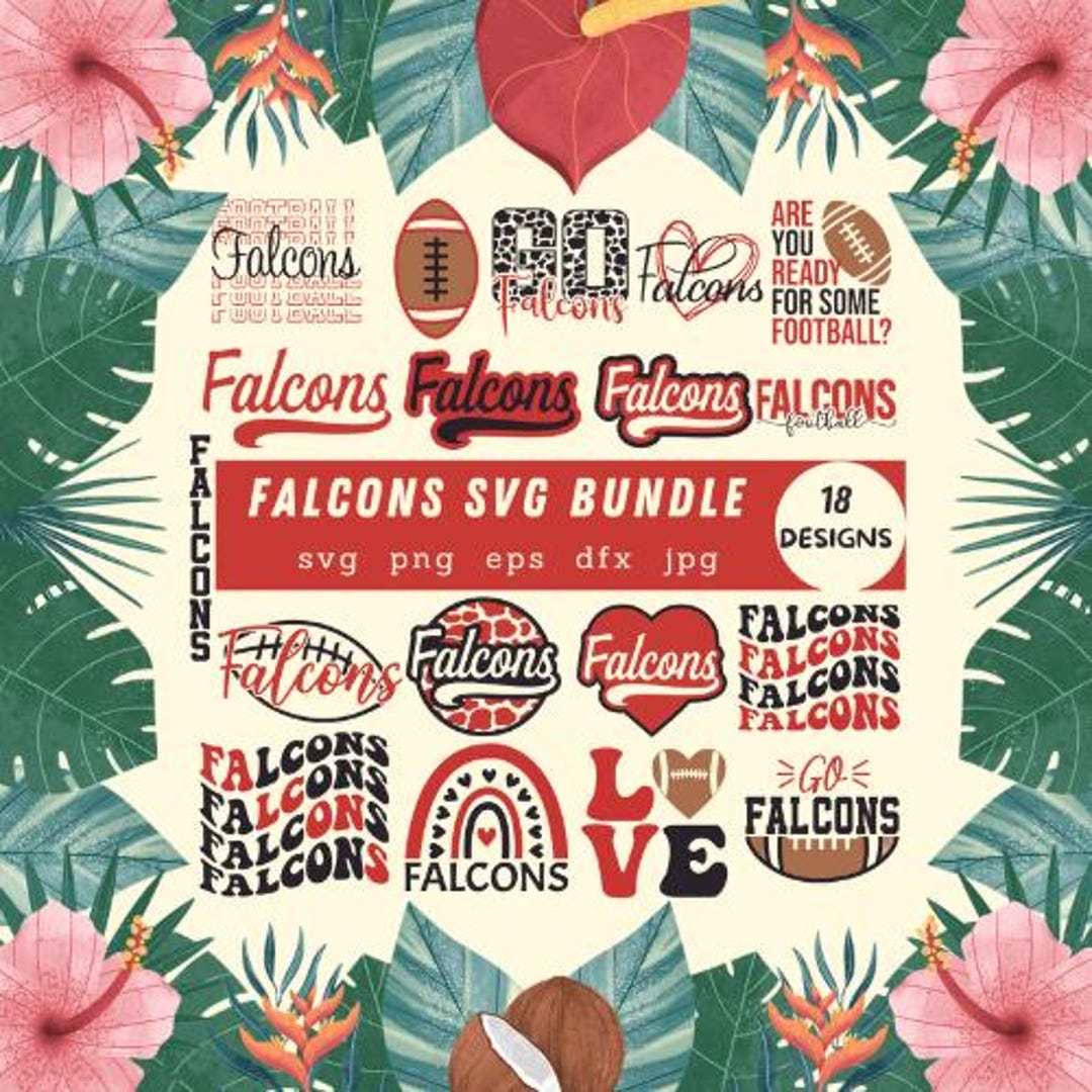 Falcons Png Bundle, Go Falcons Svg Bundle, Falcons Shirt Svg, Instant ...