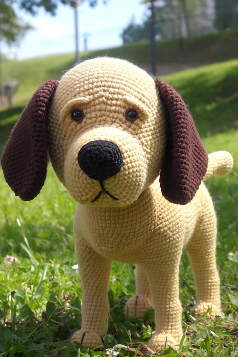 Labrador Dog Crochet Pattern PDF Amigurumi Digital Download DIY Gift ...