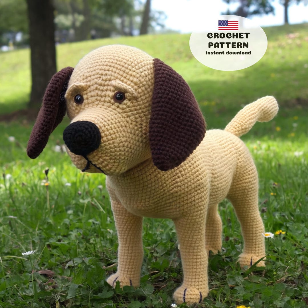 Labrador Dog Crochet Pattern PDF Amigurumi Digital Download DIY Gift ...