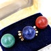 18k Interchangeable Gemstone Orb Ring - Gold Modernist Sphere Ring ...