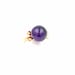 18k Interchangeable Gemstone Orb Ring - Gold Modernist Sphere Ring ...