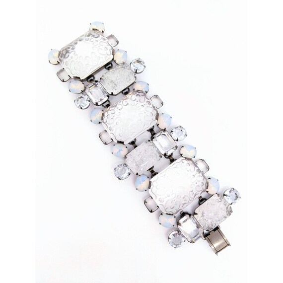 Rare Sherri Jennings Bracelet, Vintage Lucite Crystal… - Gem
