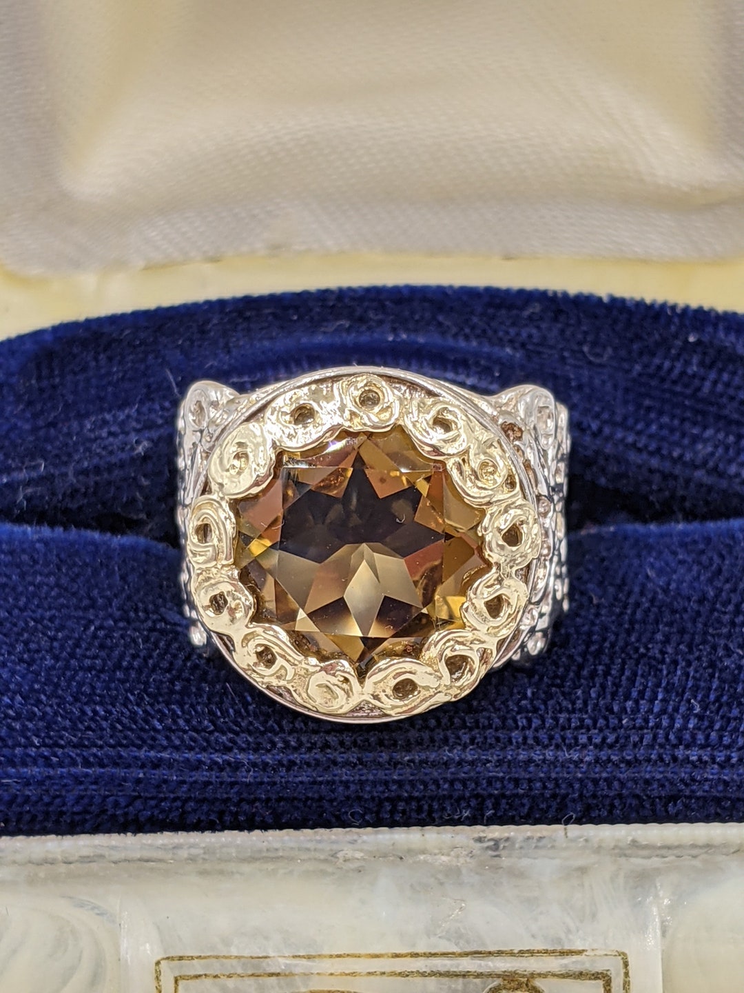 Adi Paz Citrine Ring, ZRW 14k Sterling Citrine Ring, Designer Adi Paz ...