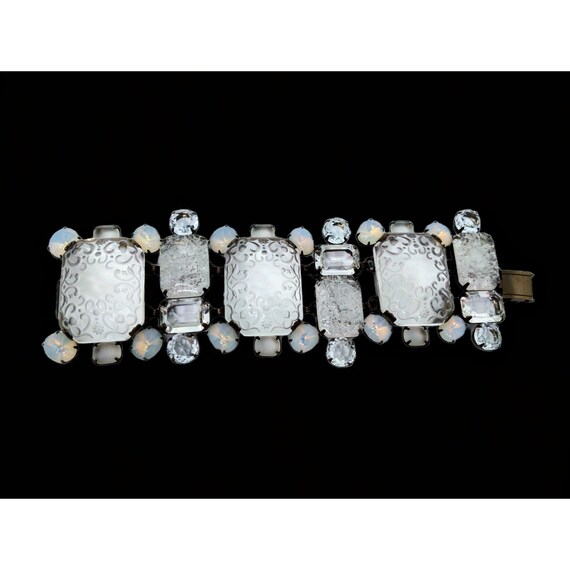 Rare Sherri Jennings Bracelet, Vintage Lucite Crystal… - Gem