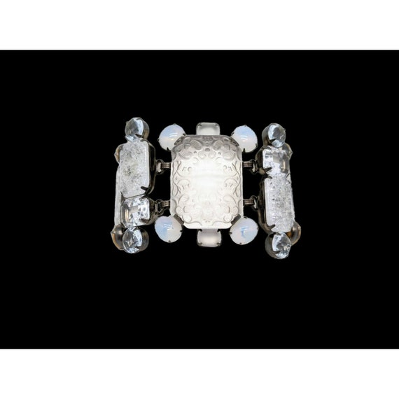 Rare Sherri Jennings Bracelet, Vintage Lucite Crystal… - Gem