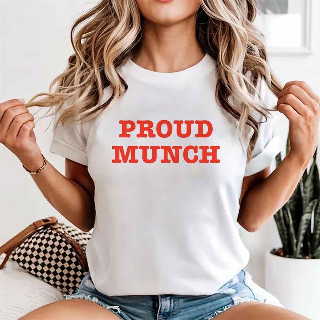 Ice Spice "proud Munch" Funny Meme T Shirt - Etsy