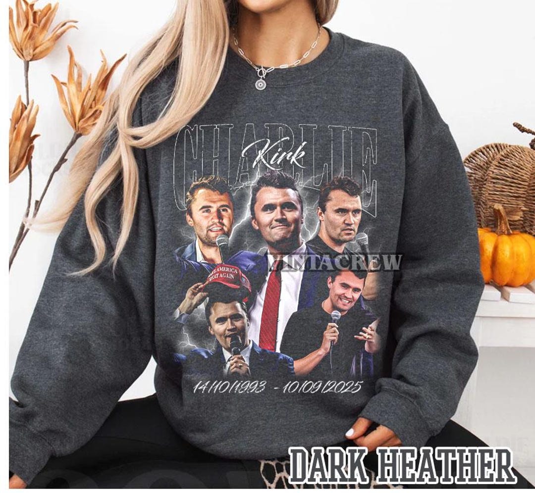 Charlie Kirk Vintage Bootleg Sweatshirt Crewneck , Charlie Kirk Shirt ...
