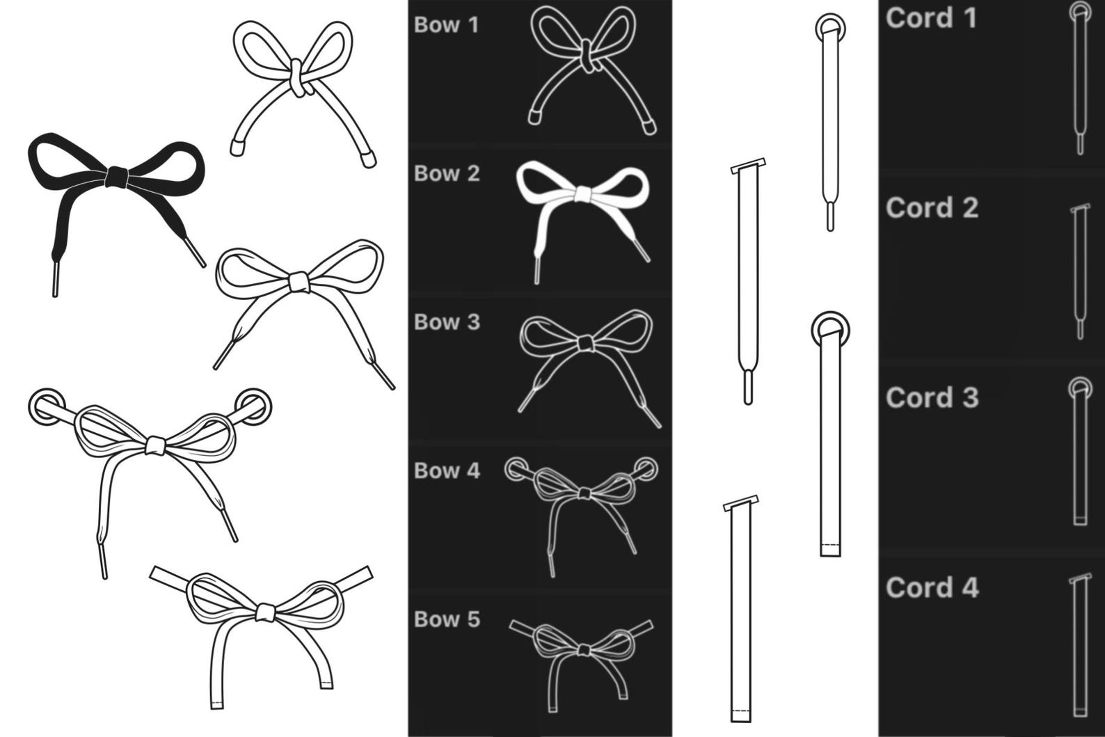 25 Procreate Lacing Brushes: Bows, Lacings, Cords. Fashion Brush Set - Etsy