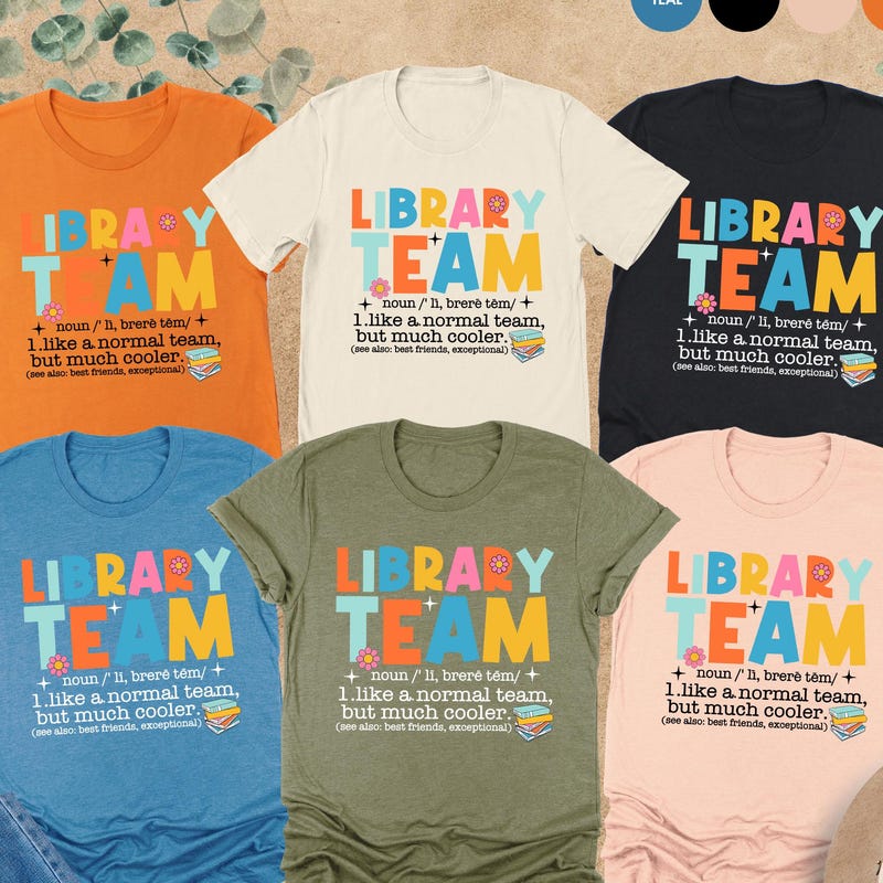 Library Tshirts - Etsy