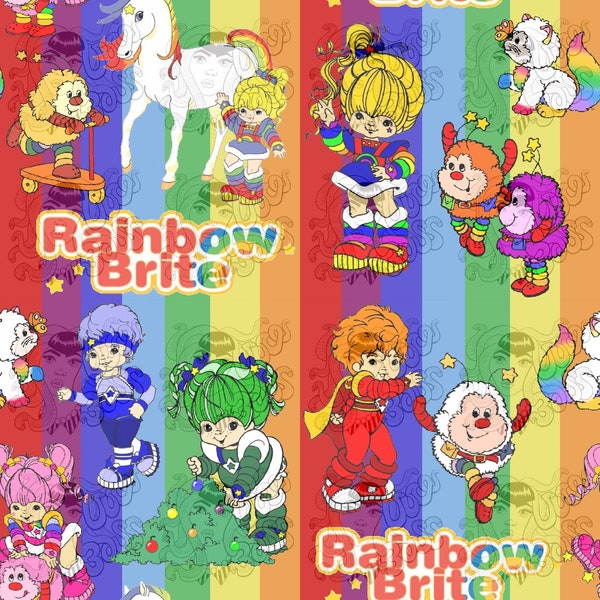 Rainbow Brite Pattern - Etsy
