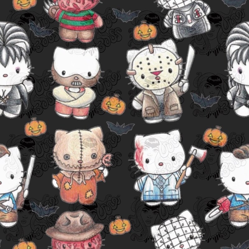 Kitty Ghostface - Etsy