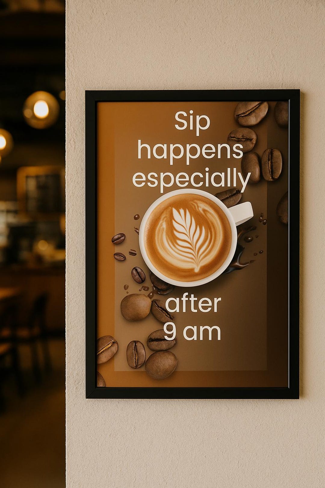 Funny Coffee Poster Café Wall Art Barista Gift Available in 5 Sizes - Etsy