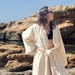 Tiger Print Kaftan Robe: Handwoven Boho Beach Cover-up - Etsy