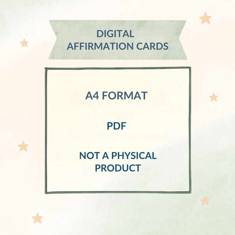 Kids Affirmation Cards Printable | Calm & Courage Edition | Positive ...