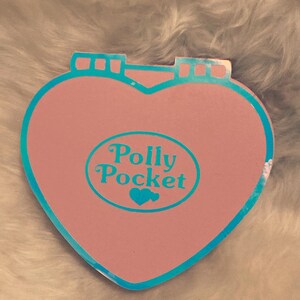 Polly Pocket Pink Heart Compact Card - Etsy