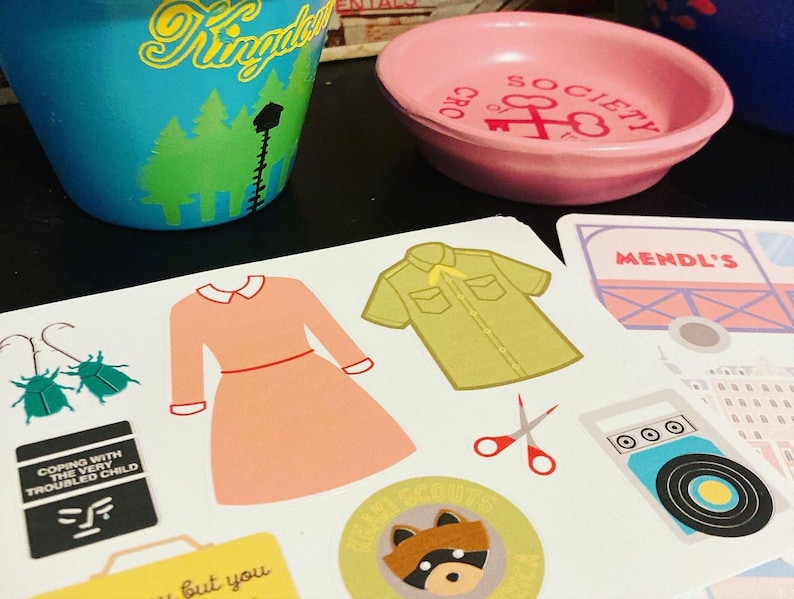 Wes Anderson Sticker Pack - Etsy