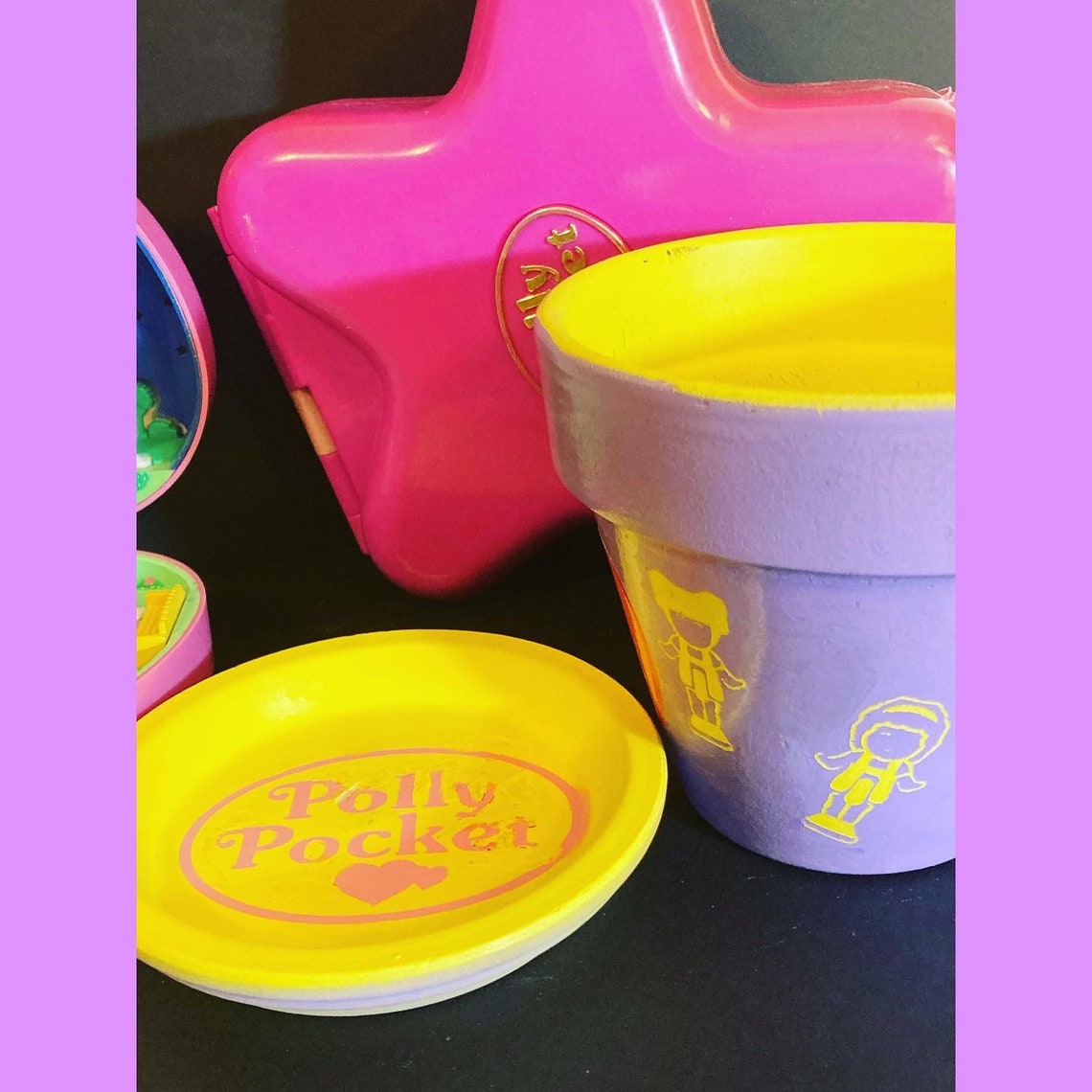 Polly Pocket Planter Pot Set - Etsy
