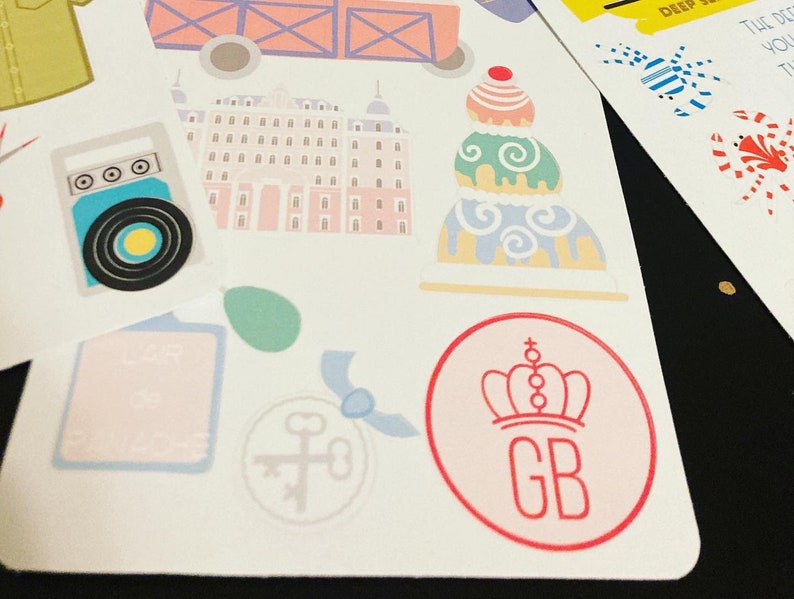 Wes Anderson Sticker Pack - Etsy
