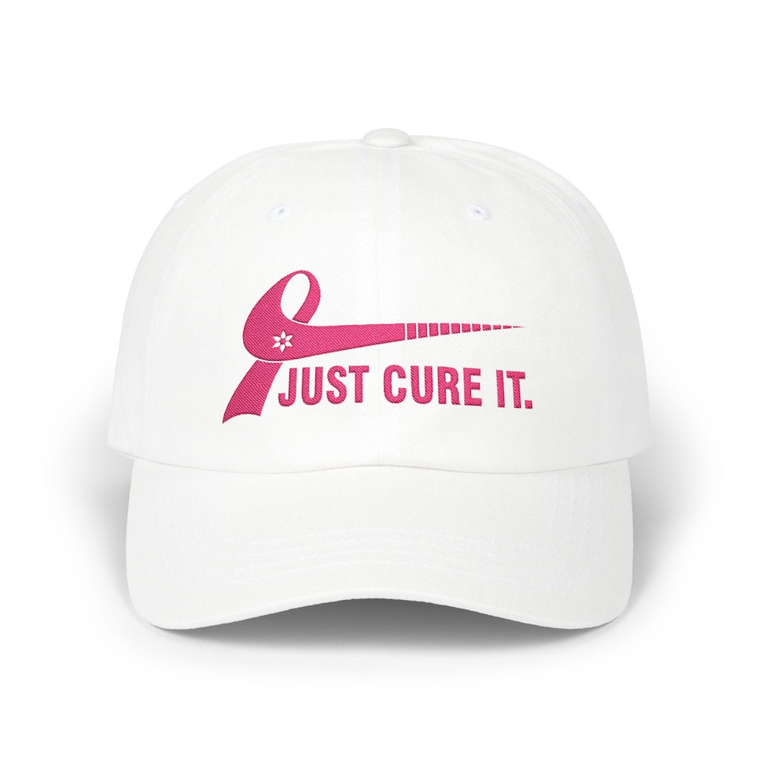 Just Cure It, Breast Cancer Awareness Dad Cap - Etsy