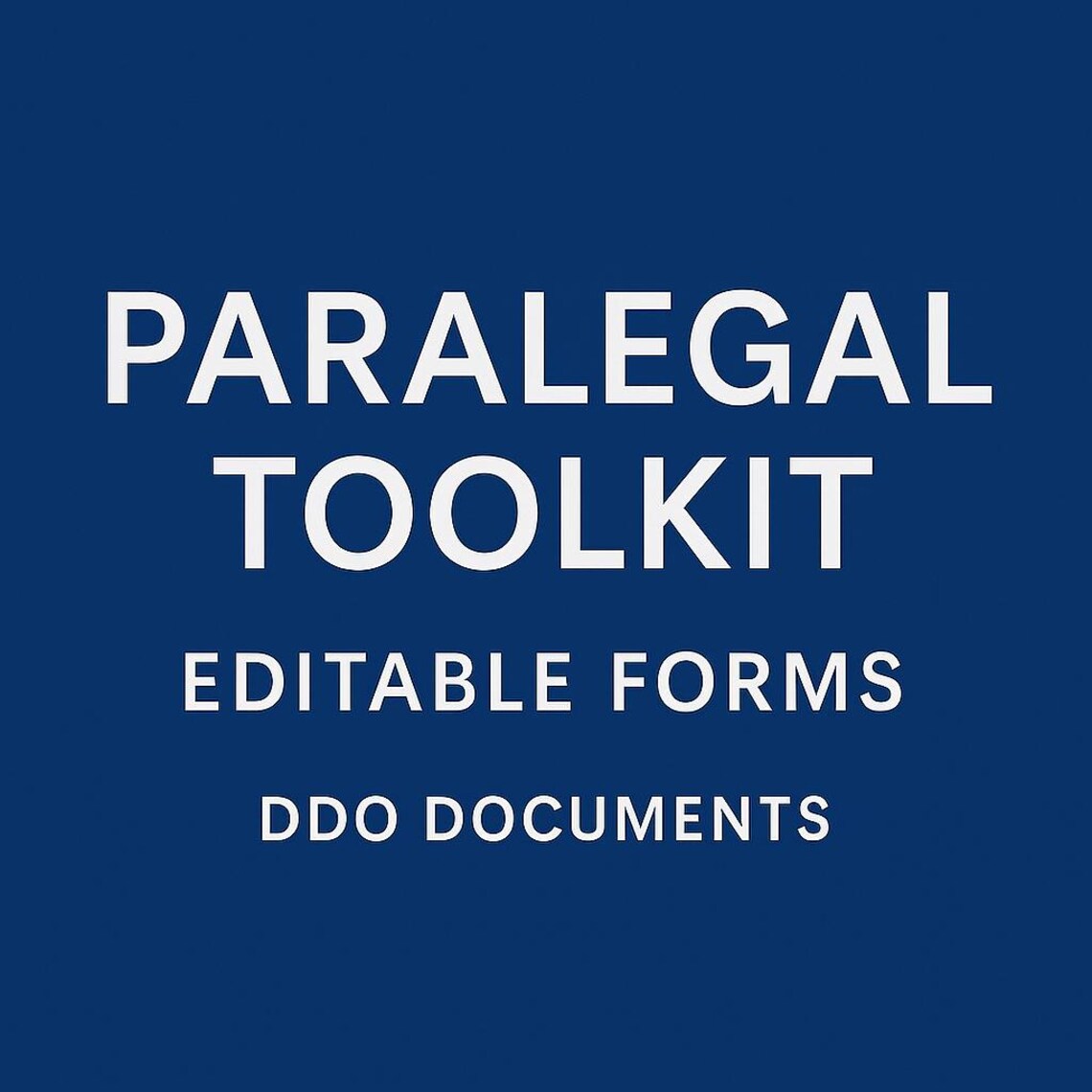 Paralegal Toolkit | Editable Legal Templates + Printables | Checklists ...