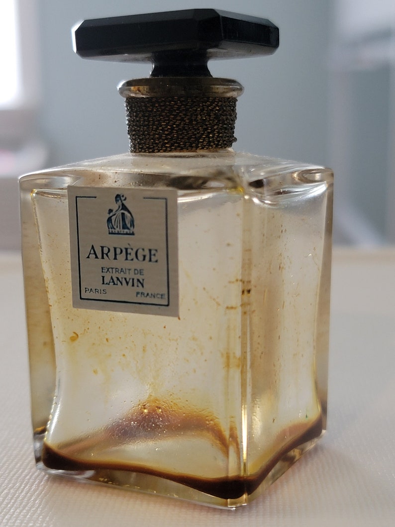 Vintage 2 1/2 Inch Miniature Perfume Bottle Arpege Extrait De Lanvin ...